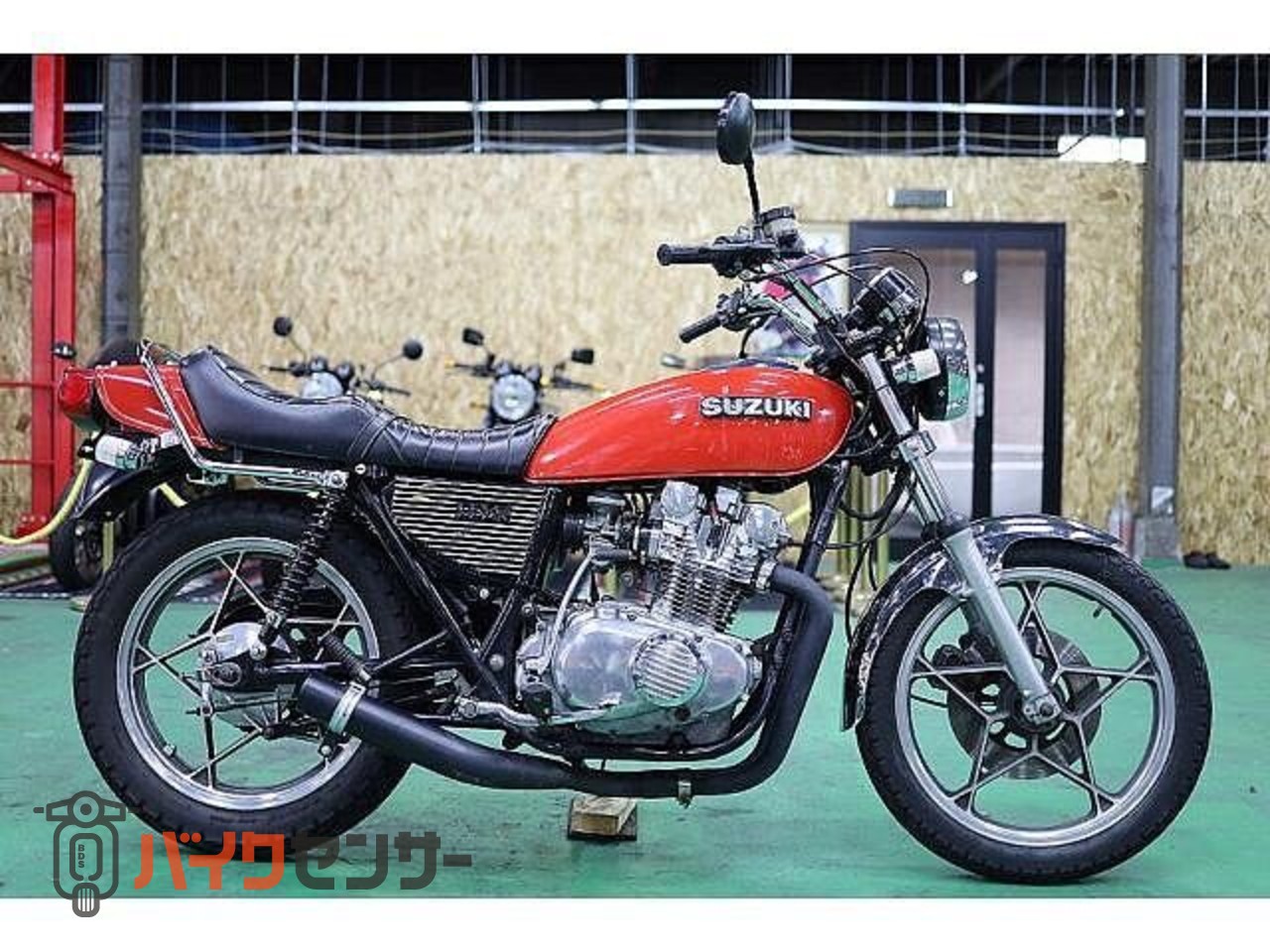 スズキ GS400E カスタム多数 BEET 社外マフラー 吸い込み エンジンOH済み セル一発始動 キャストホイール B196216| BDSバイクセンサー