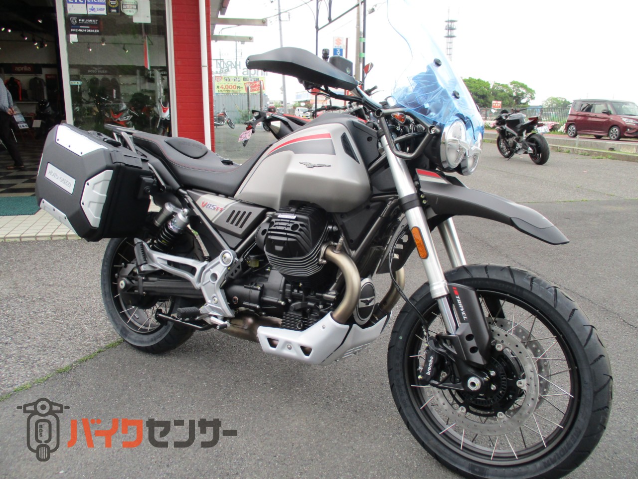 モトグッツィ V85TT トラベル メーカー保証 グリーニャグレー B311846| BDSバイクセンサー