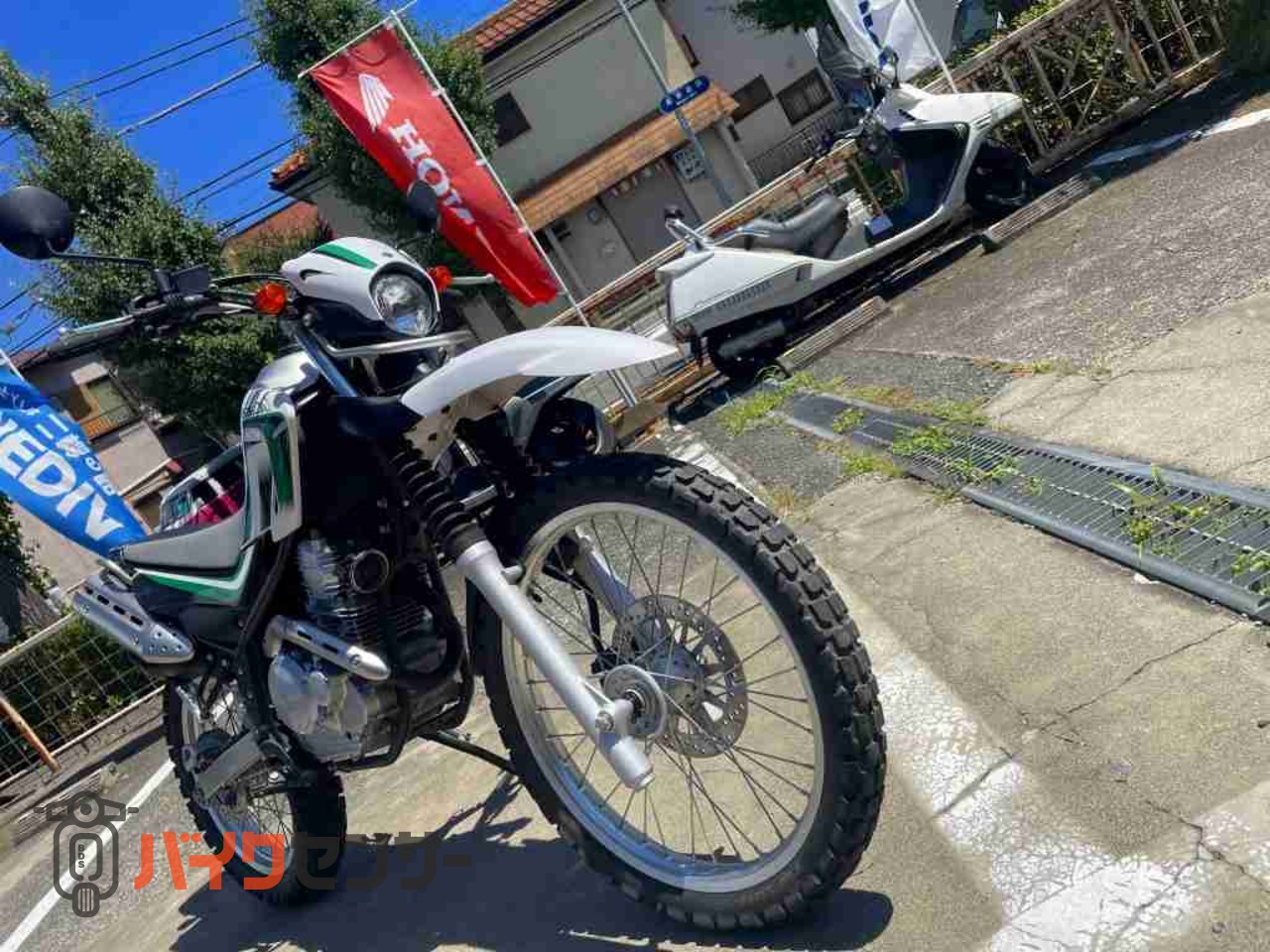 ヤマハ セロー250 フルノーマル車 珍しい銀タンク・銀ホイール車！ B365974| BDSバイクセンサー