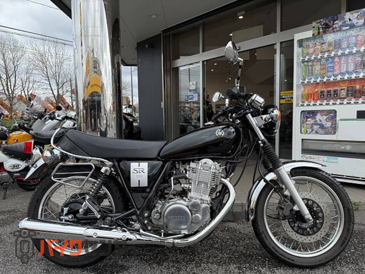 ヤマハ SR400 最終RH16J型 ｻﾄﾞﾙﾊﾞｯｸﾞｻﾎﾟｰﾄ USB装着済み B479635| BDSバイクセンサー