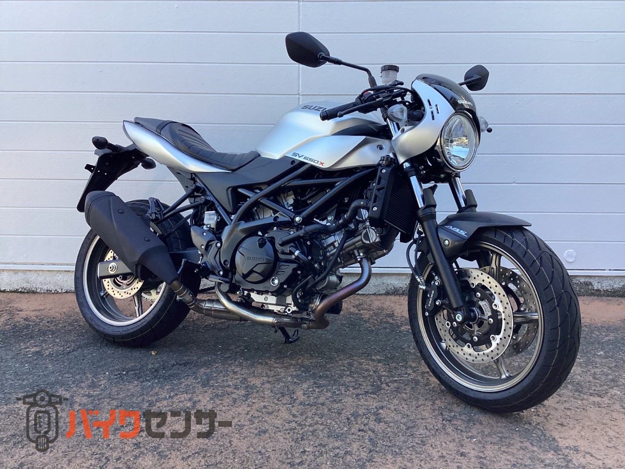 スズキ SV650X 走行距離17km マットソードシルバーメタリック ABS B488609| BDSバイクセンサー