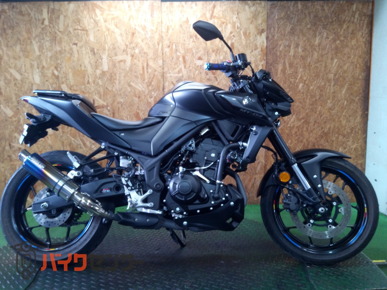 ヤマハ MT-03 JMCA認証WRSマフラー エンジンスライダー装備 B515269| BDSバイクセンサー