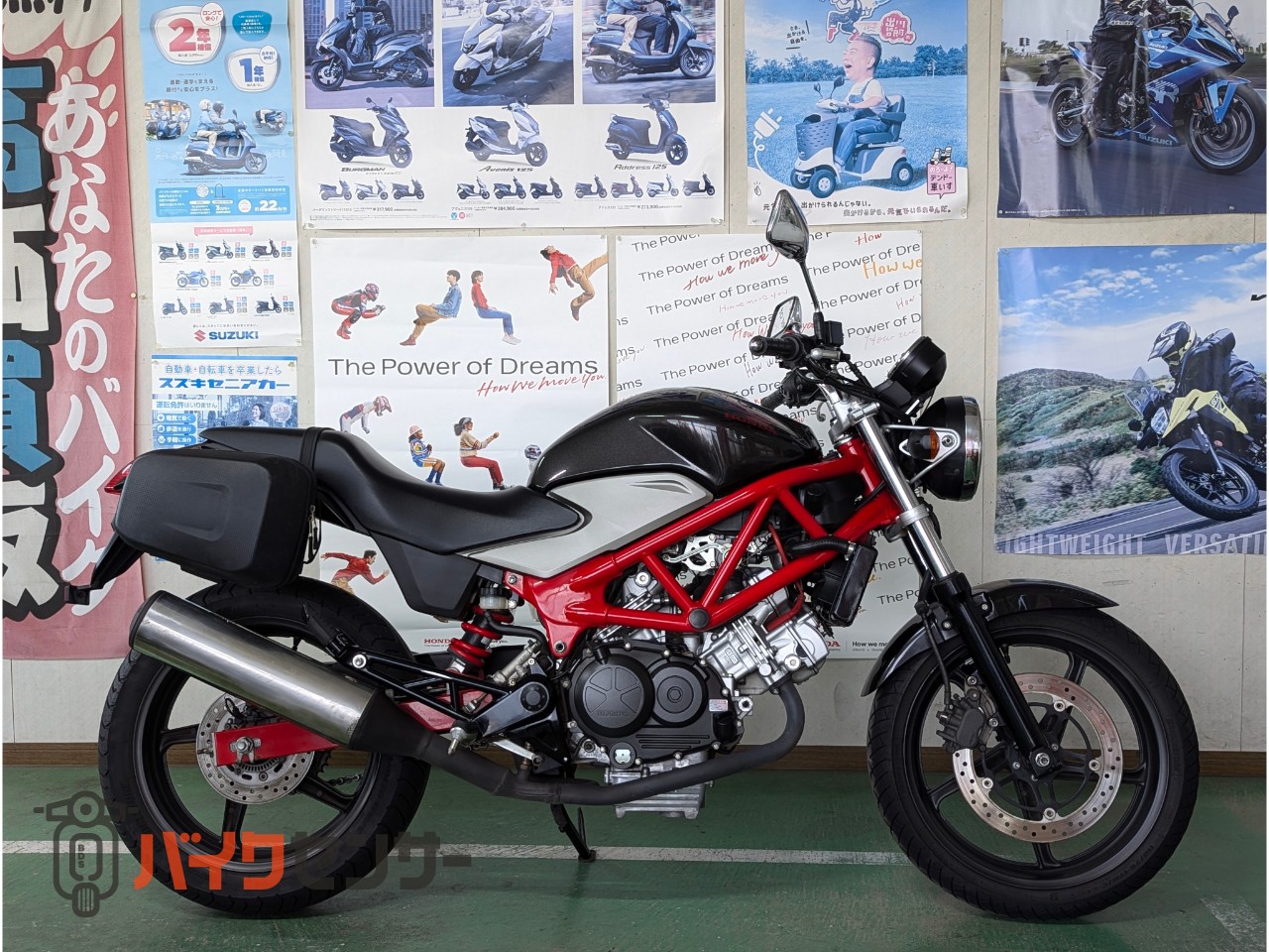 ホンダ VTR250 ★エンジン動画有り★ サイドバッグ付き B525276| BDSバイクセンサー