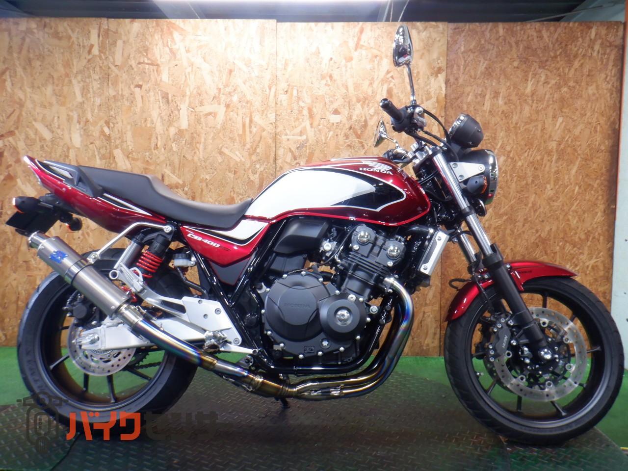 ホンダ CB400 SUPER FOUR VTEC REVO 最終型2019年モデル 初年度2022年 TSRチタンフルエキマフラー B540014| BDSバイクセンサー