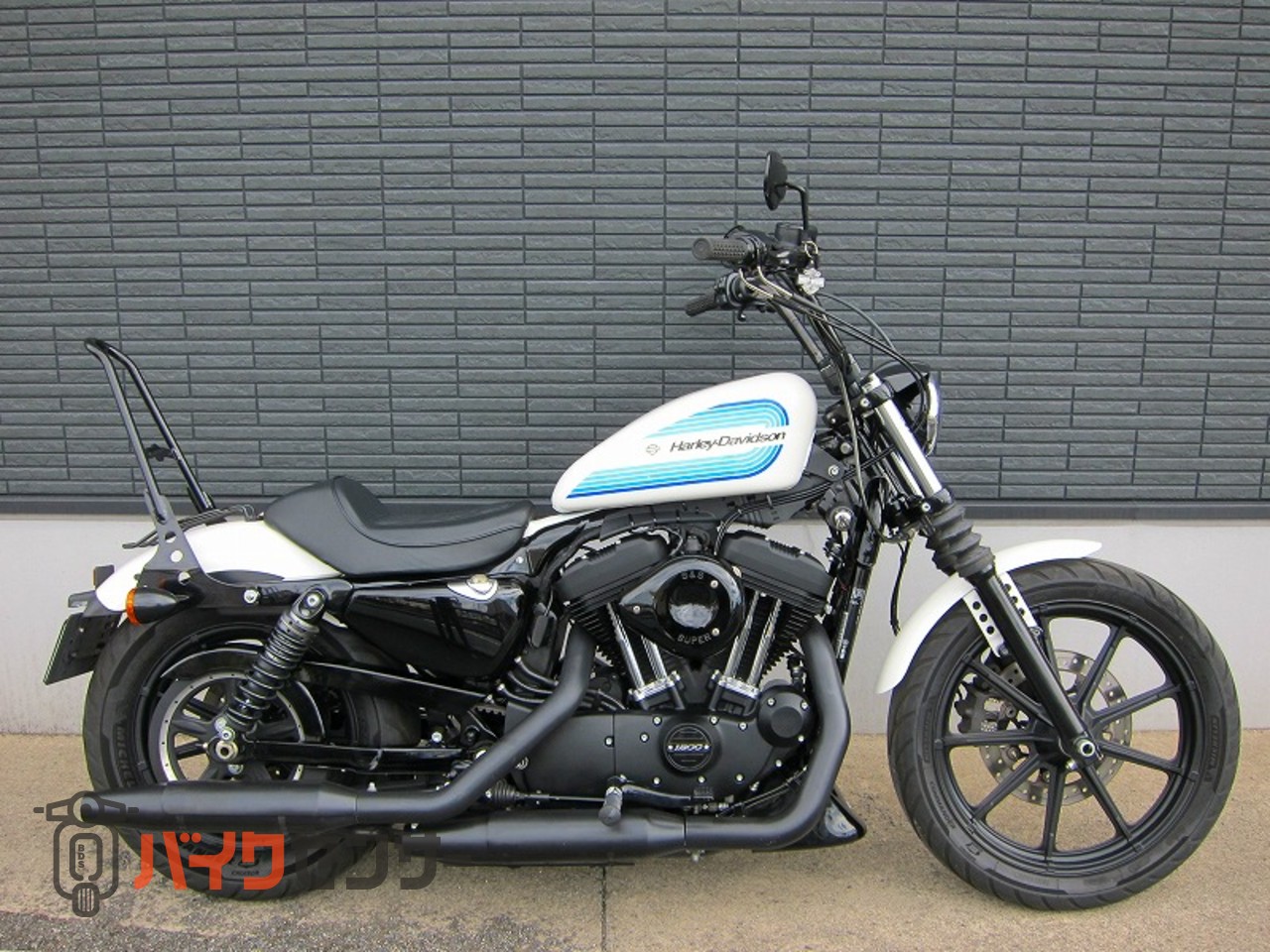 ハーレーダビッドソン XL1200NS アイアン1200 メーター＆IGコイル移設 LEDヘッドライト等 カスタム多数 B552335 ...