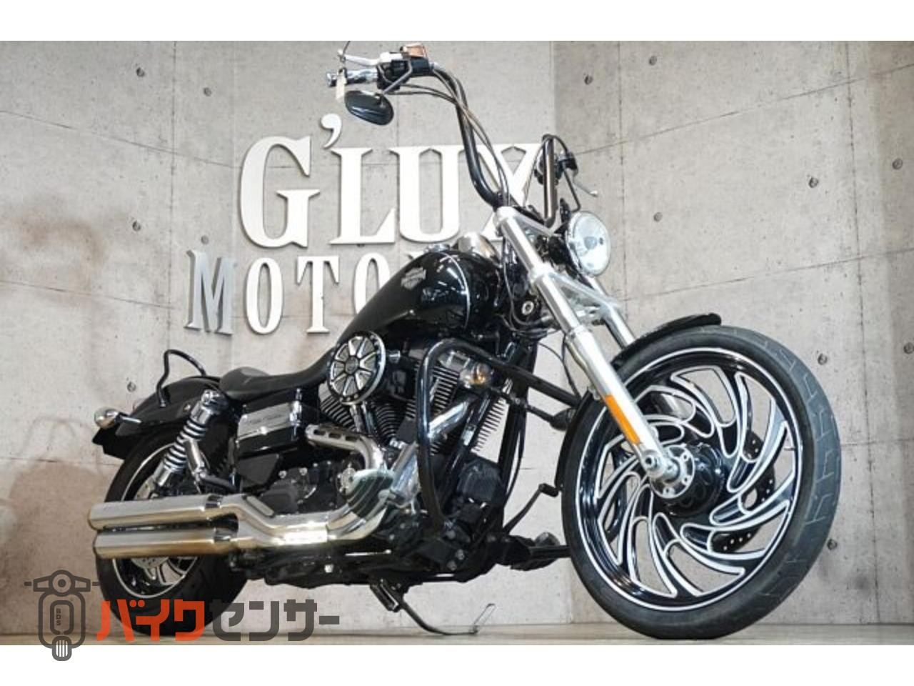 ハーレーダビッドソン 【動画有り】FXDWG ワイドグライド Fiチューン モーターステージマフラー 前後タイフーンホイール 純正OPエアクリ ...