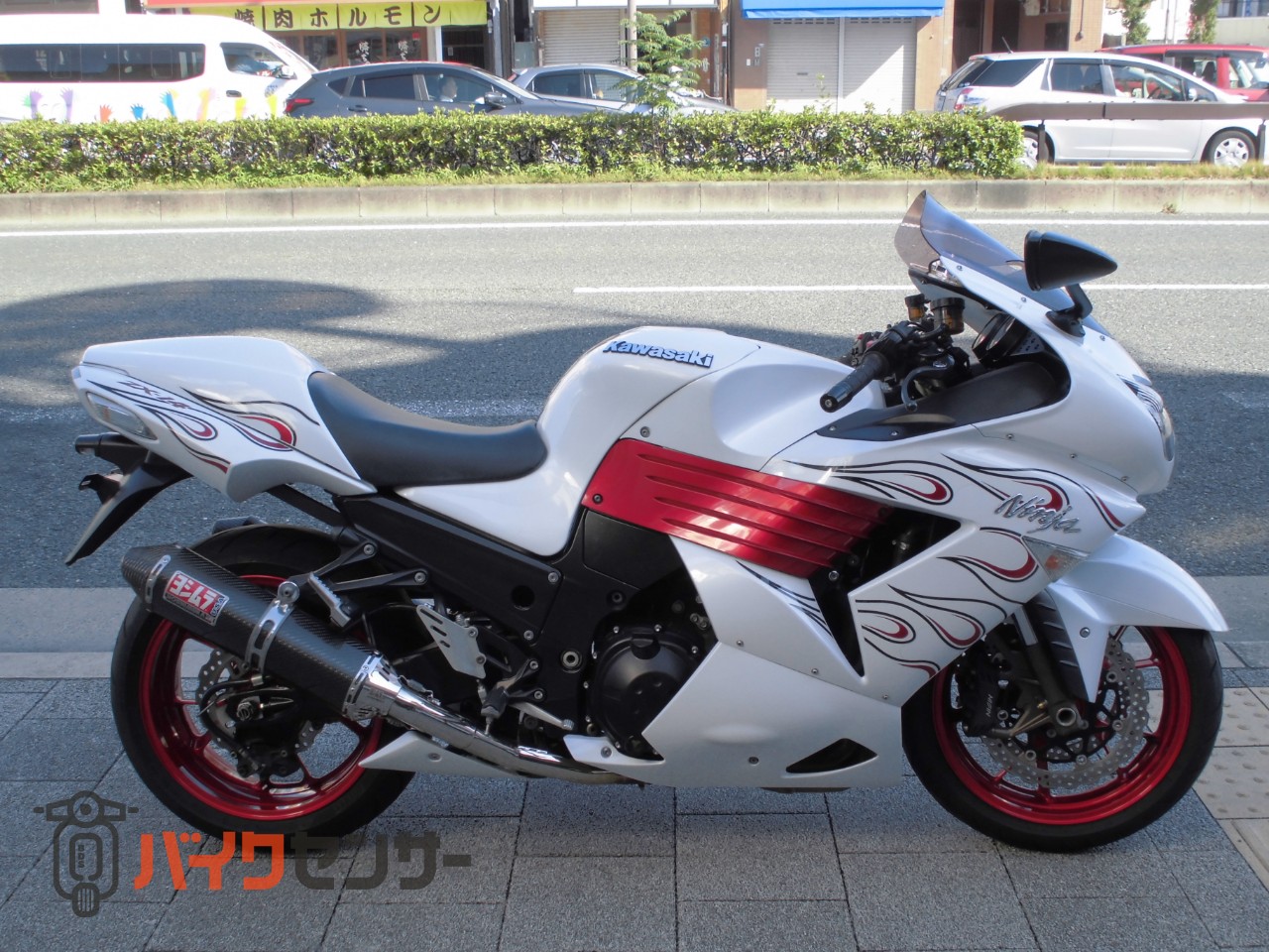 カワサキ ZZ-R1400 2006年モデル車検R8/12 スペシャルエディションカラー ヨシムラマフラー 社外スクリーン シングルシート ...