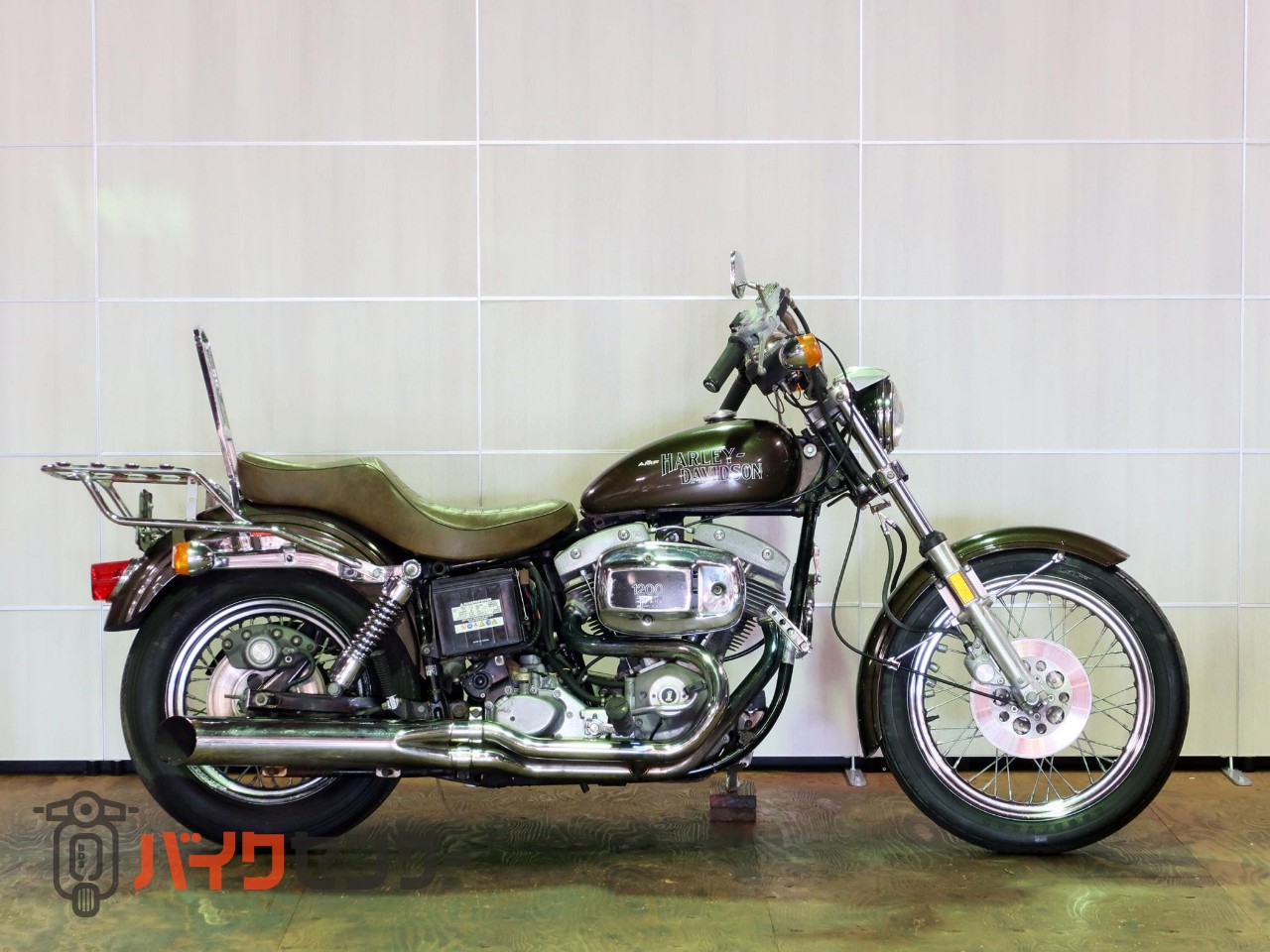 ハーレーダビッドソン FXE Super Glide 1979年式 1200cc（4速） ブラウンゴールドのAMF H-Dスーパーグライド ...